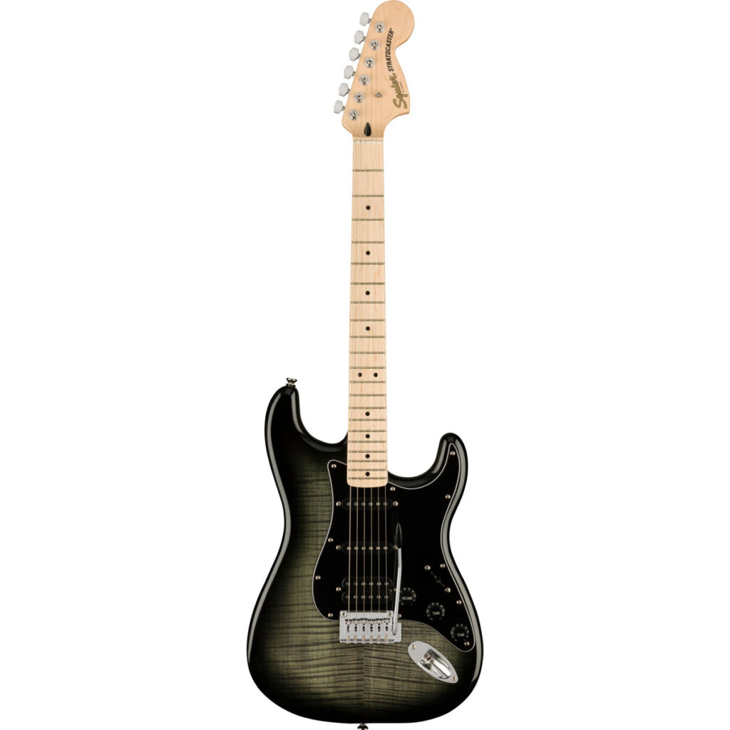 Squier Affinity Series Stratocaster FMT HSS Black Burst | Greins
