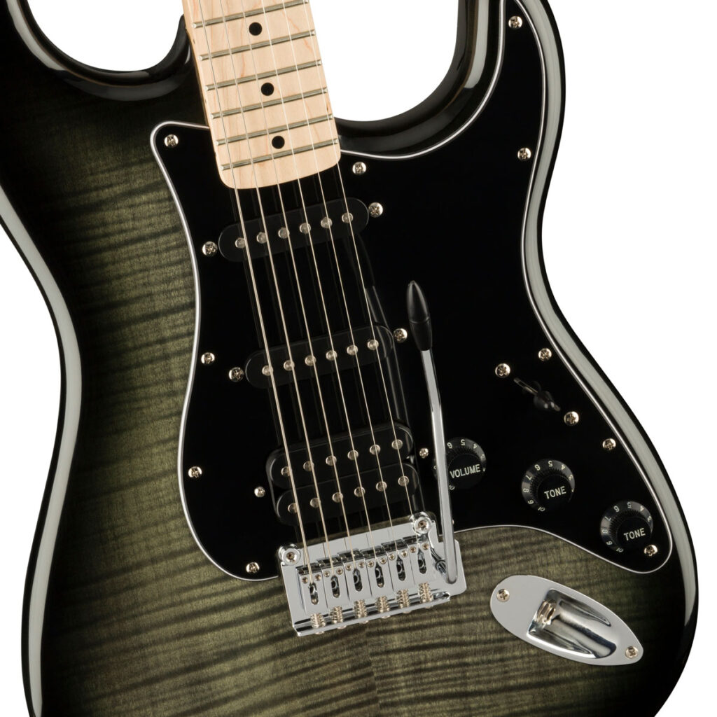 Squier Affinity Series Stratocaster FMT HSS Black Burst | Greins