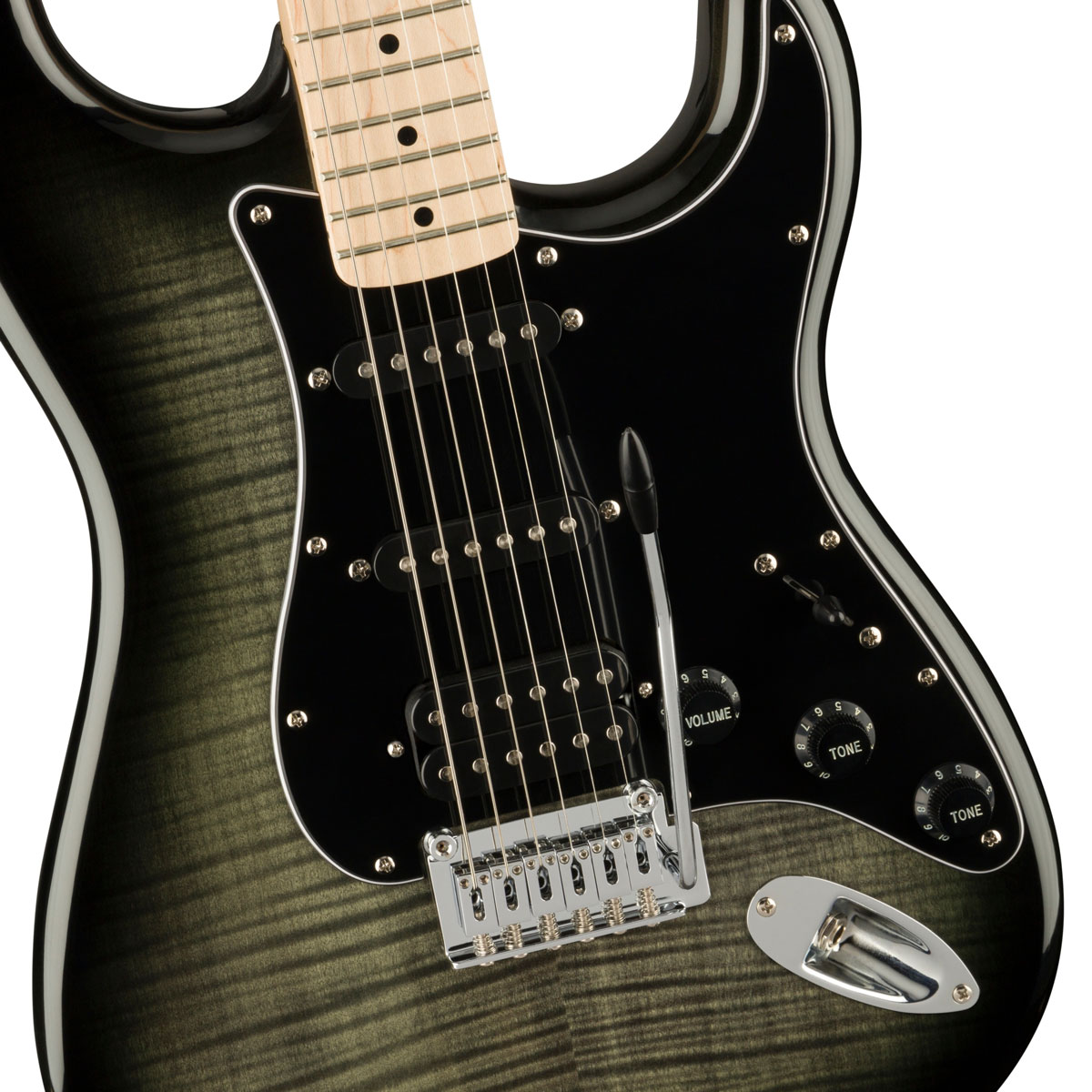 Squier Affinity Series Stratocaster FMT HSS Black Burst | Greins