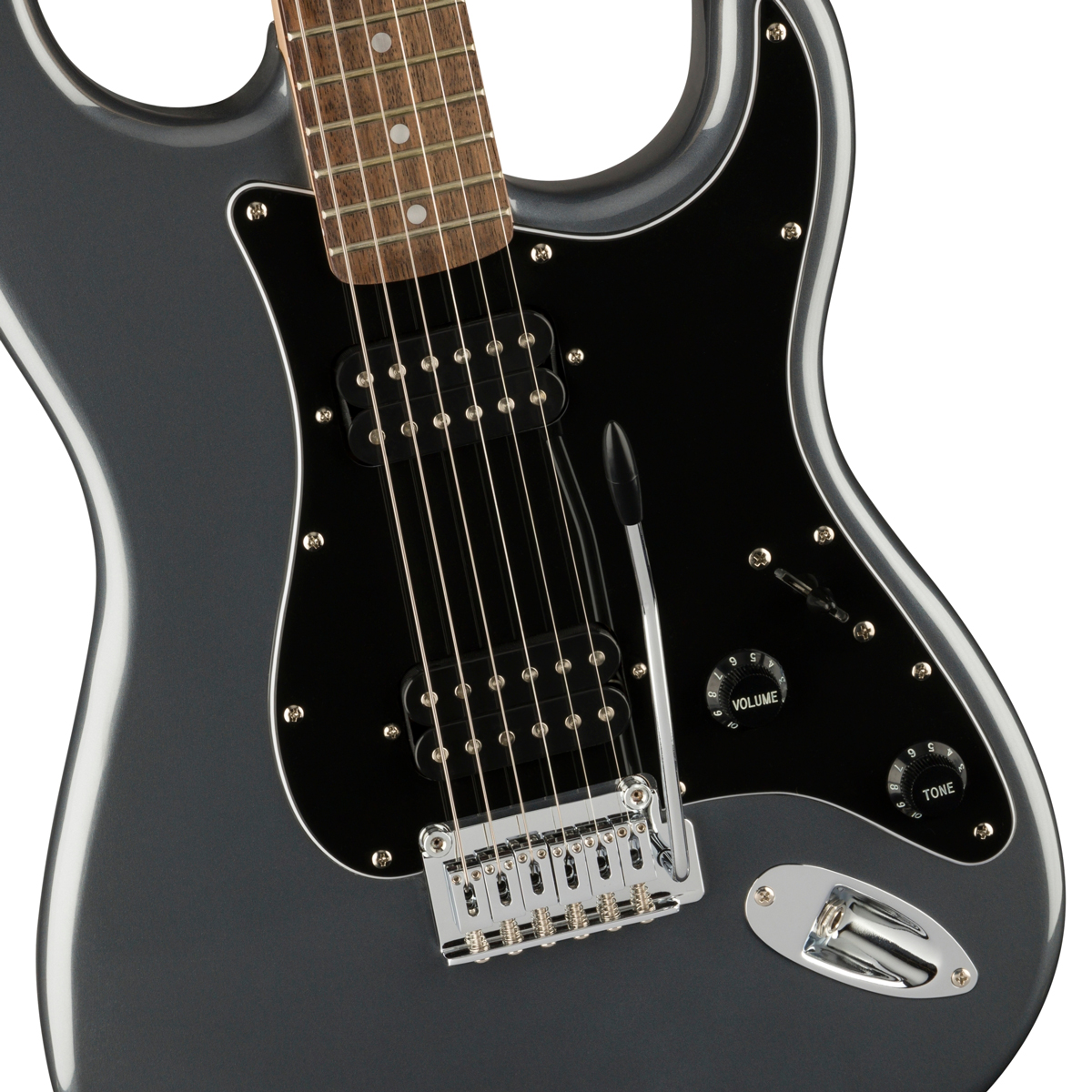 Squier Affinity Series Stratocaster HH Charcoal Frost Metallic | Greins ...